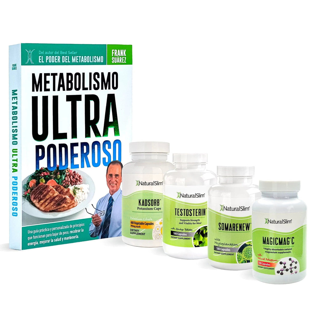 Kit Salud Masculina - Testosterin, SomaRenew, MagicMag y Kadsorb de ...