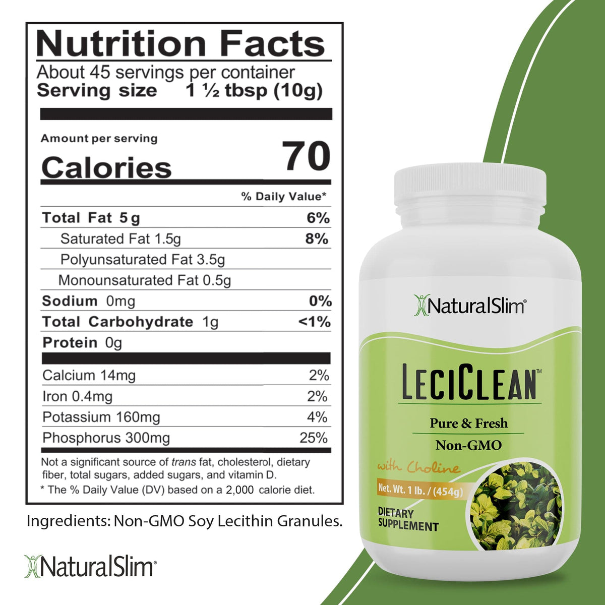 LeciClean® | Lecitina Granulada de NaturalSlim – NaturalSlim Store