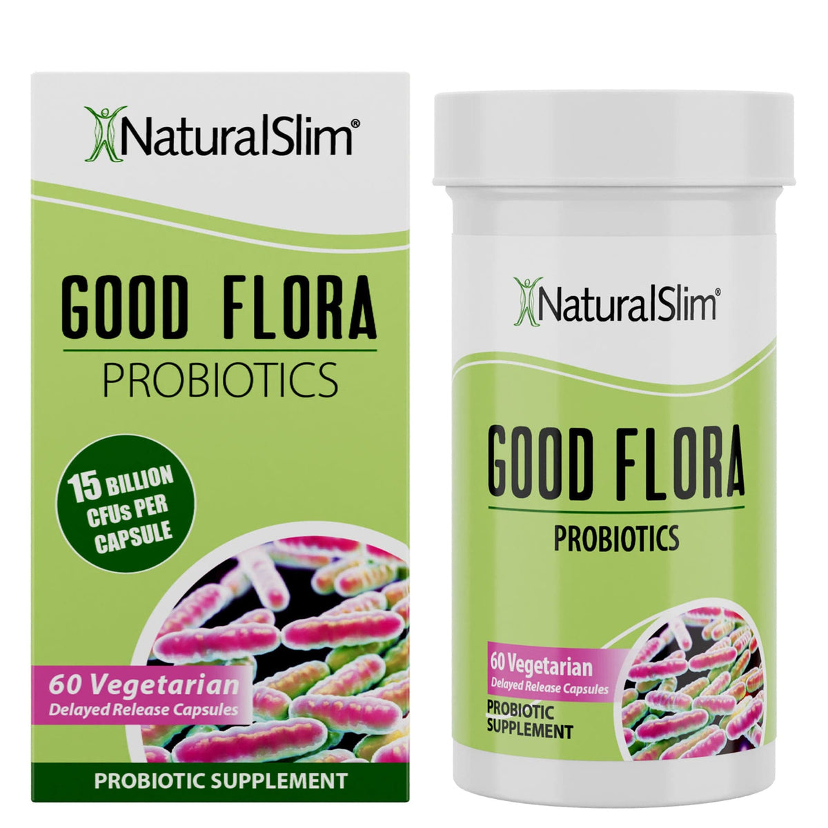 Good Flora™ - Probiótico Natural de NaturalSlim con 15 billones de ...