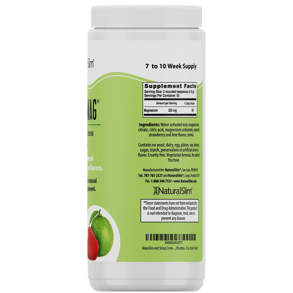 MagicMag® | Citrato de Magnesio en polvo con sabor a fresa y limón ...